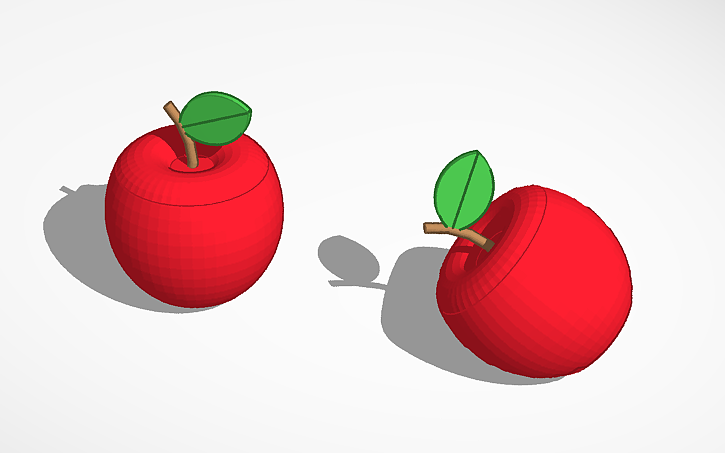 3D design Apple - Tinkercad