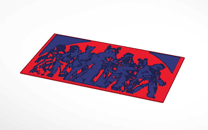 3D design fortnite poster - Tinkercad