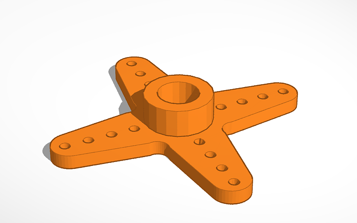 3d Design Servo Arm Tinkercad