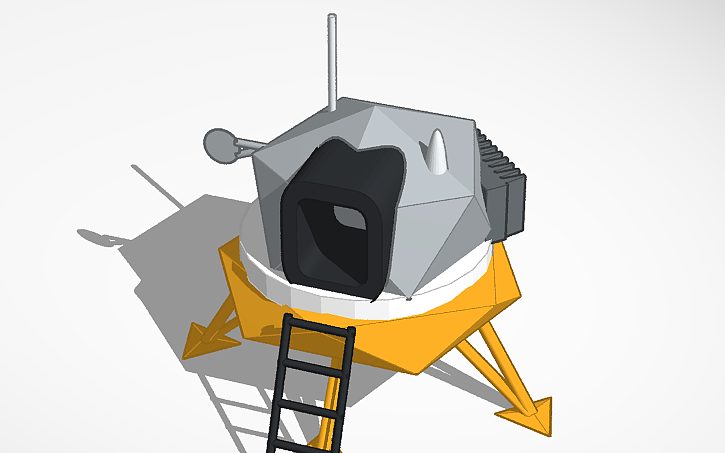 3D design My special lunar lander - Lorenzo - Tinkercad