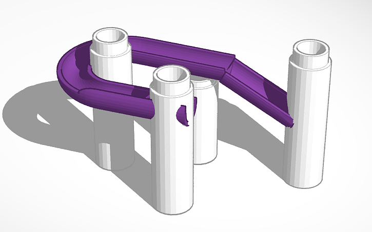 3D design Ashton Erving's Completly Awesome Marble Run | Tinkercad