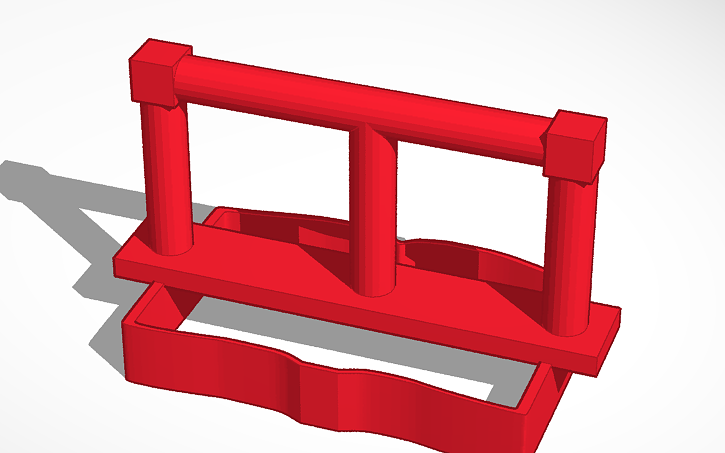 3D design book cookie cutter - Tinkercad