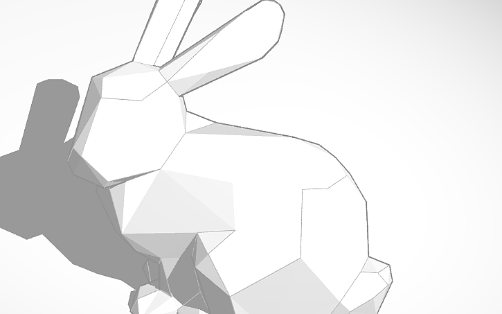 3D design Bunny - Tinkercad