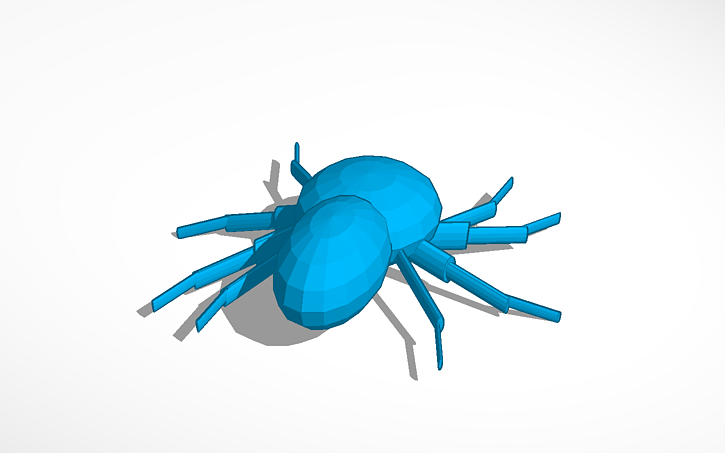 3D design Wandering Spider Sound Detector - Tinkercad