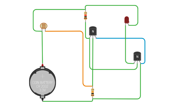 Circuit Design Automatic Street Light Tinkercad