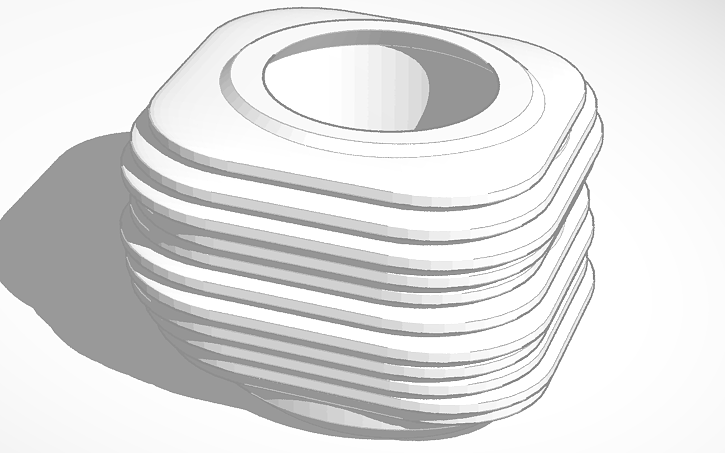 3D design pot plant 1 - Tinkercad