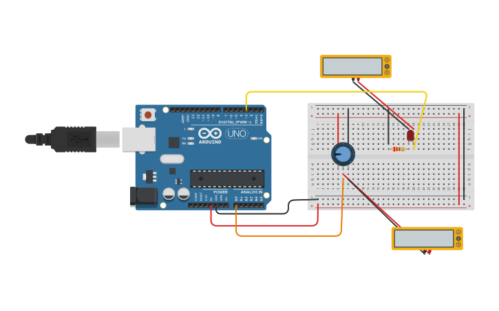 Circuit design #5 bloques DEMO - Tinkercad