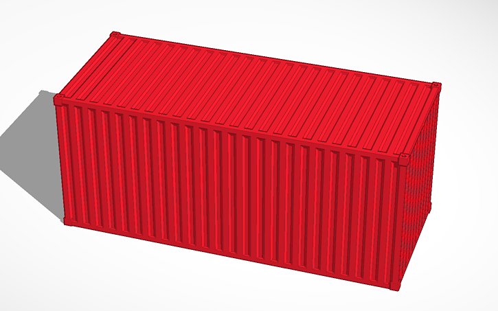 3D design Container - Tinkercad
