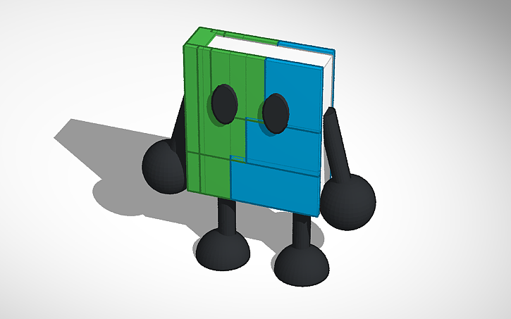 3D design Bfdi book | Tinkercad