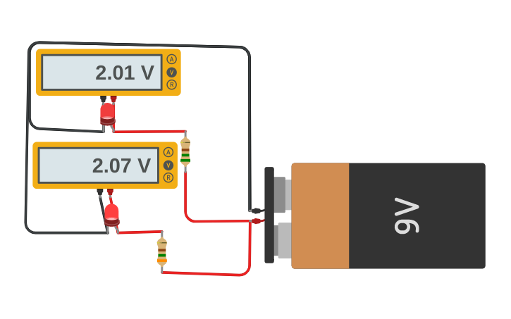Circuit design Task 4: Parallel Circuit - Tinkercad