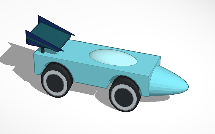 3D design Simple Race Car - Tinkercad