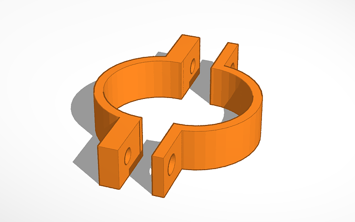 3D design Bycicle clamp 2 - Tinkercad