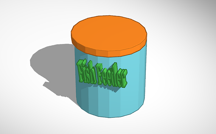 3D design Fish feeder | Tinkercad