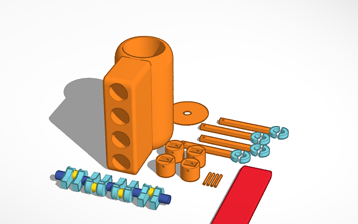 3D design Diesel Engine - Tinkercad
