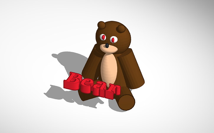 3D design Bear | Tinkercad
