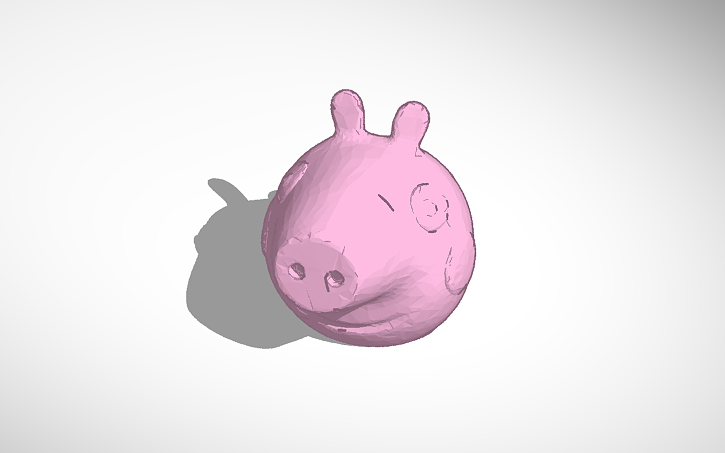 3D design peppa pig - Tinkercad