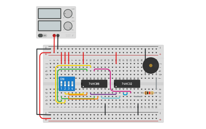 Circuit design Simplified Logic Circuit (Problem 2) | Tinkercad