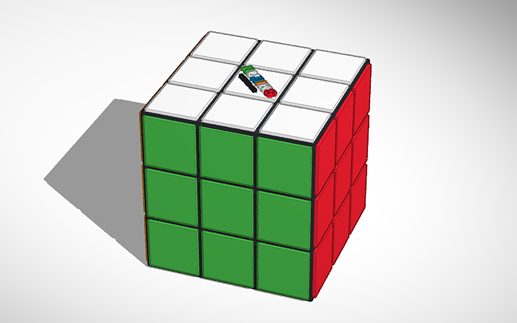 3D design Rubiks cube - Tinkercad