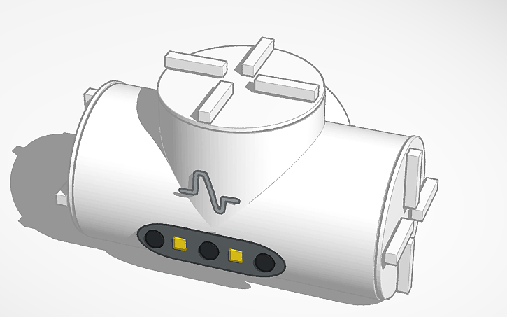 3D design Spin Module Without Wheels - Tinkercad
