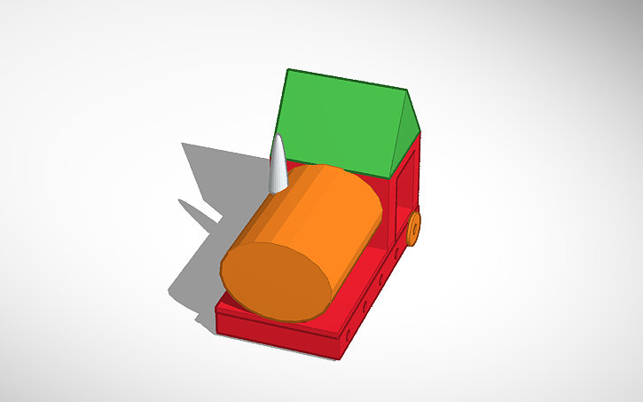 3d Design Karel Lokomotiva Tinkercad