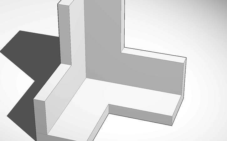 3D design Corner Support - Tinkercad