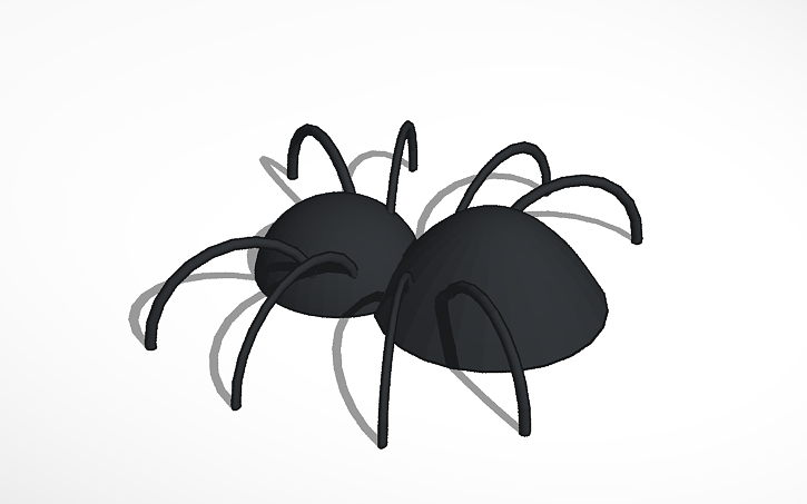 3D design spider | Tinkercad