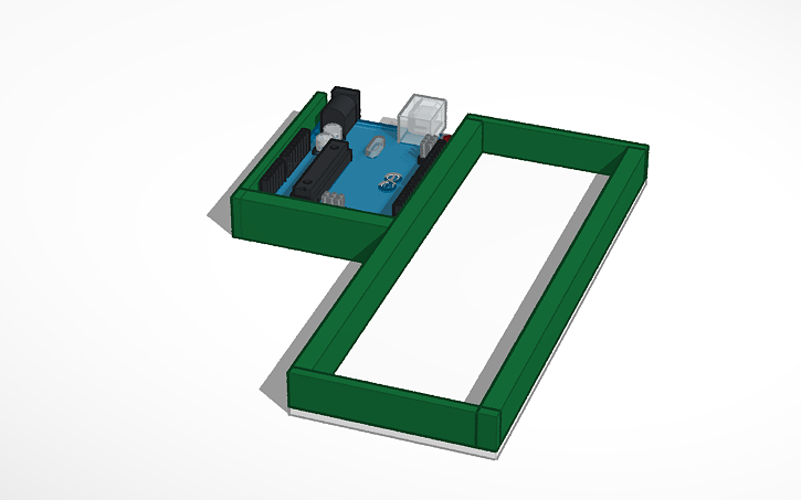 3D design arduino holder - Tinkercad