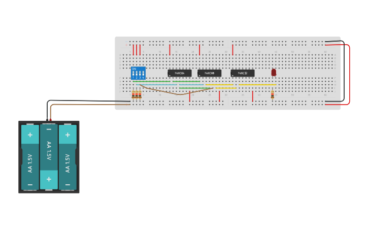 Circuit design prob 7 | Tinkercad