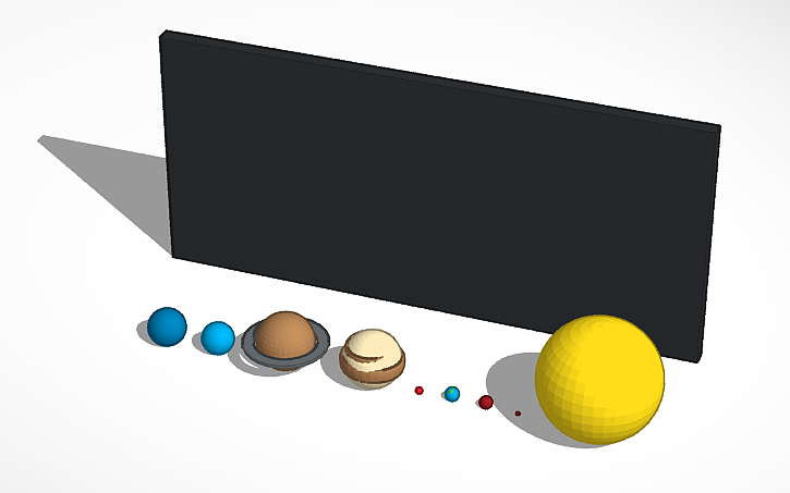 3D design solar system | Tinkercad