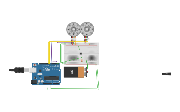 Circuit design Landing Gear Project | Tinkercad