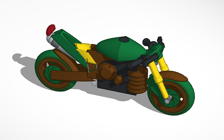 3D design motorcycle - Tinkercad