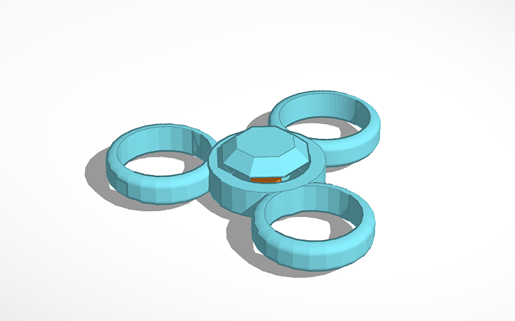 3D design Aidan fidget spinner - Tinkercad