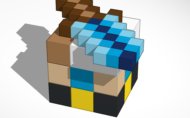 3D design Enchanting diamond dagger #minecraft swored contest | Tinkercad