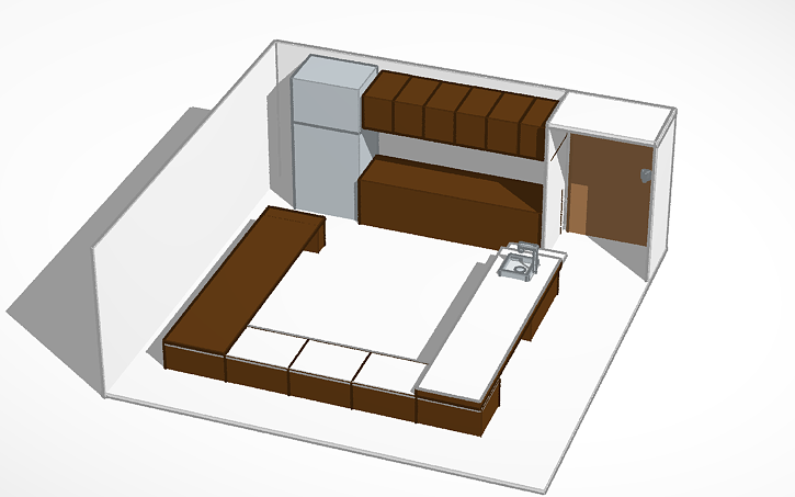 3D design Kitchen Design - Tinkercad