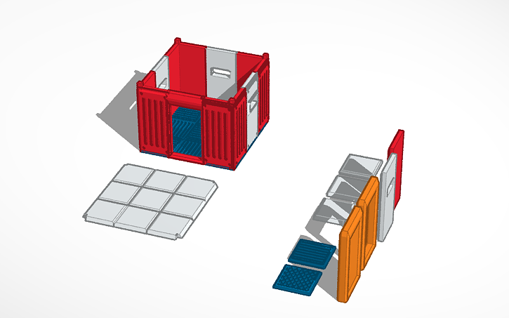 3D design Bunkers 1 Inch Scale | Tinkercad