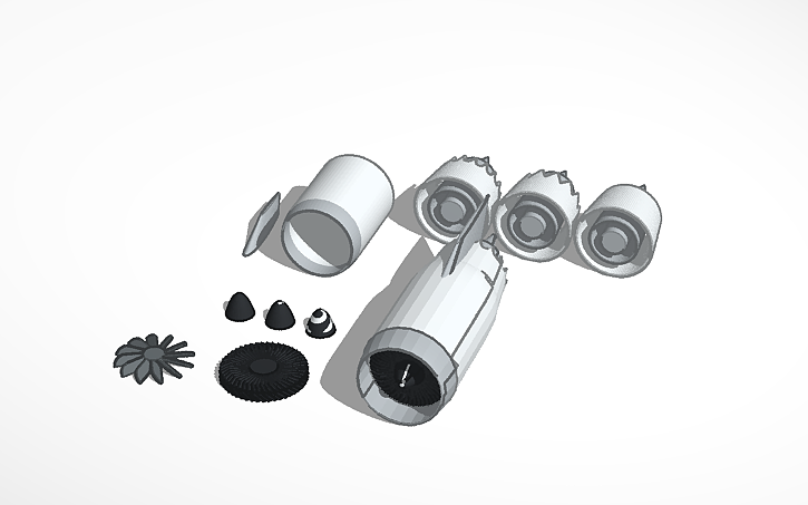 3D design Create your own jet engine! - Tinkercad