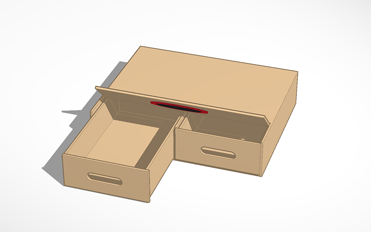 3D design 4Runner Cargo Drawer - Tinkercad