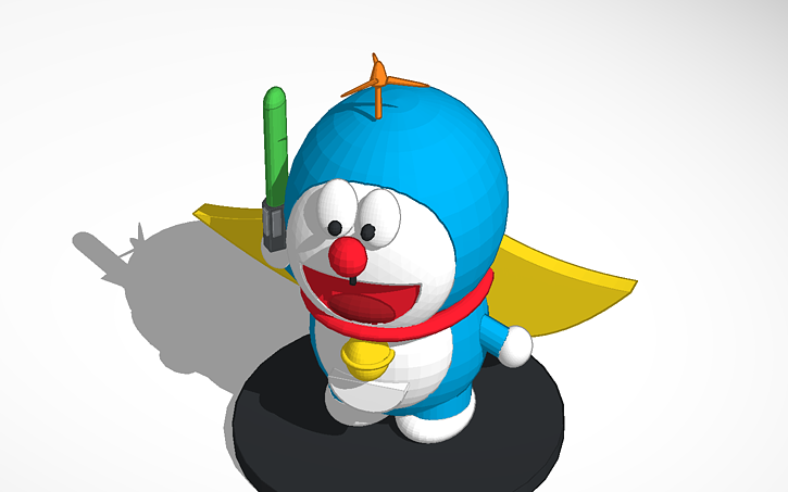 3D design Doraemon | Tinkercad