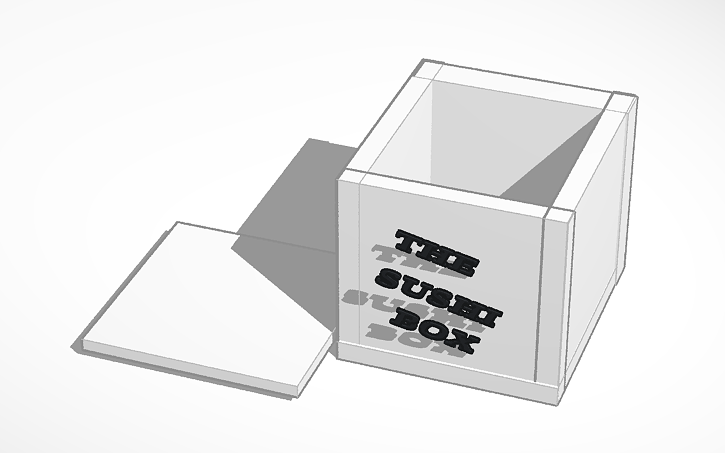 3D design Box - Tinkercad