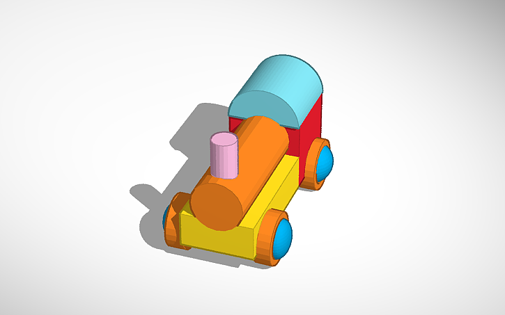 3D design Toy Train! - Tinkercad