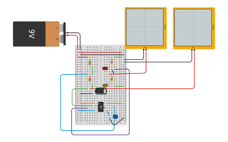Circuit design ECET203 project - Tinkercad