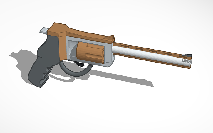 3D design ymhs105-108-23 左輪手槍(Revolver) - Tinkercad