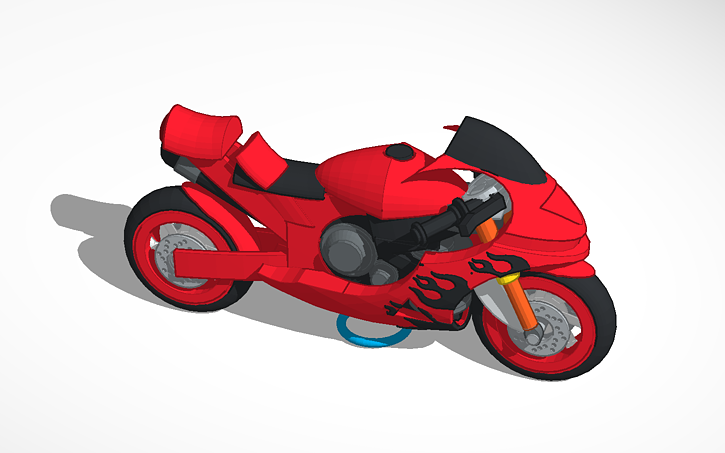 3D design Motorbike - Tinkercad