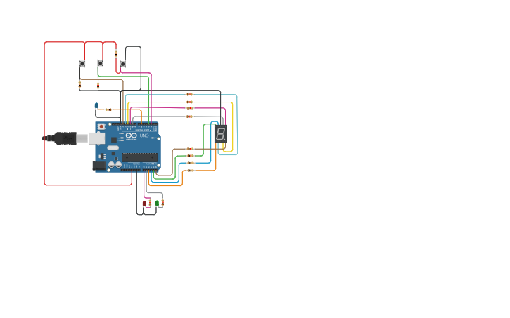 Circuit Design Copy Of Colocviulmeu Cu Intreruperi 7seg Tinkercad