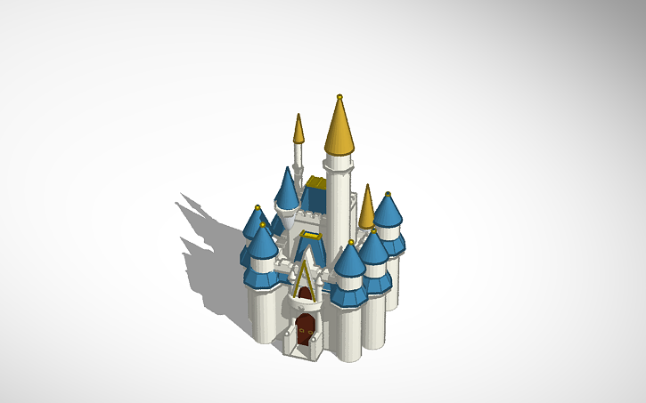 3D design Disney Castle - Tinkercad