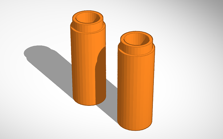 3D design VCS Connector Tube - Tinkercad