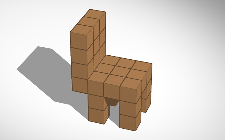 3D design Chair - Tinkercad