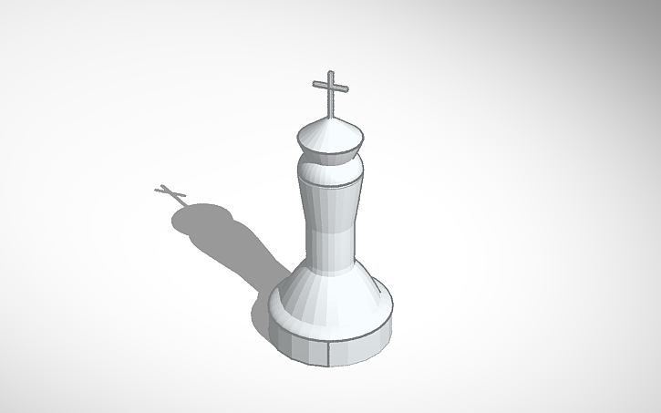 3D design Chess King | Tinkercad