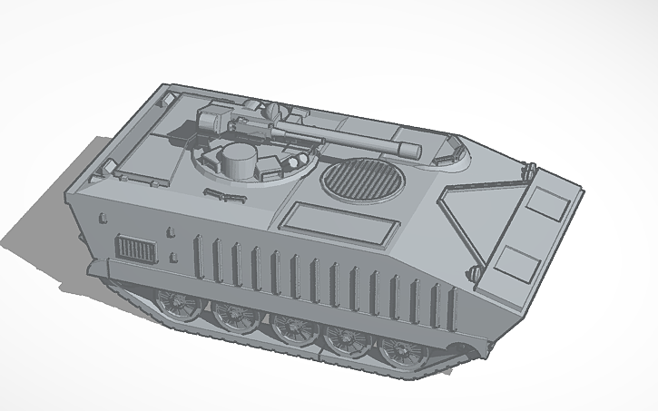 3D design AMX 10p - Tinkercad