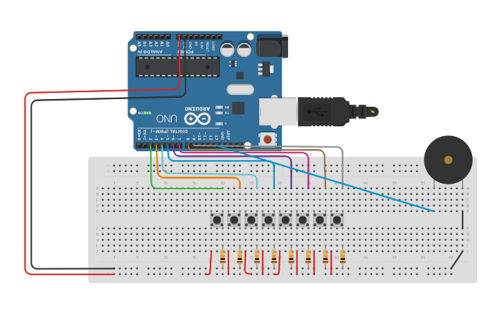 Circuit Design Keyboard Tinkercad